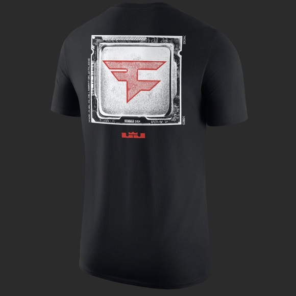 Nike | Shirts | Nike Lebron X Faze Clan Tshirt | Poshmark